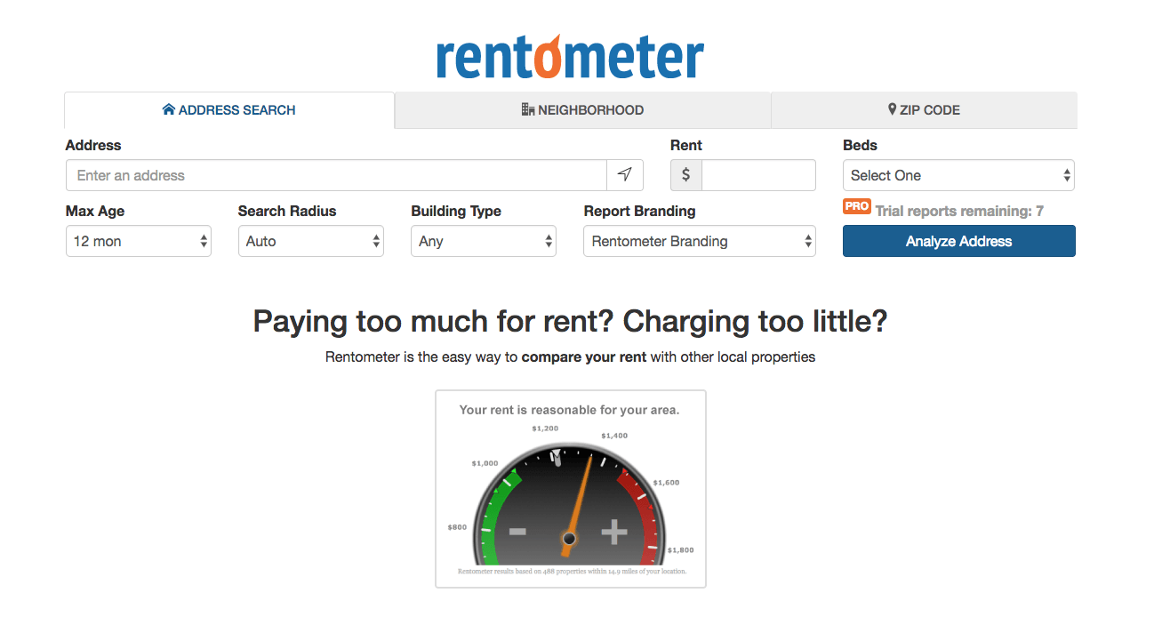 Running a basic neighborhood report. | fleeq.io