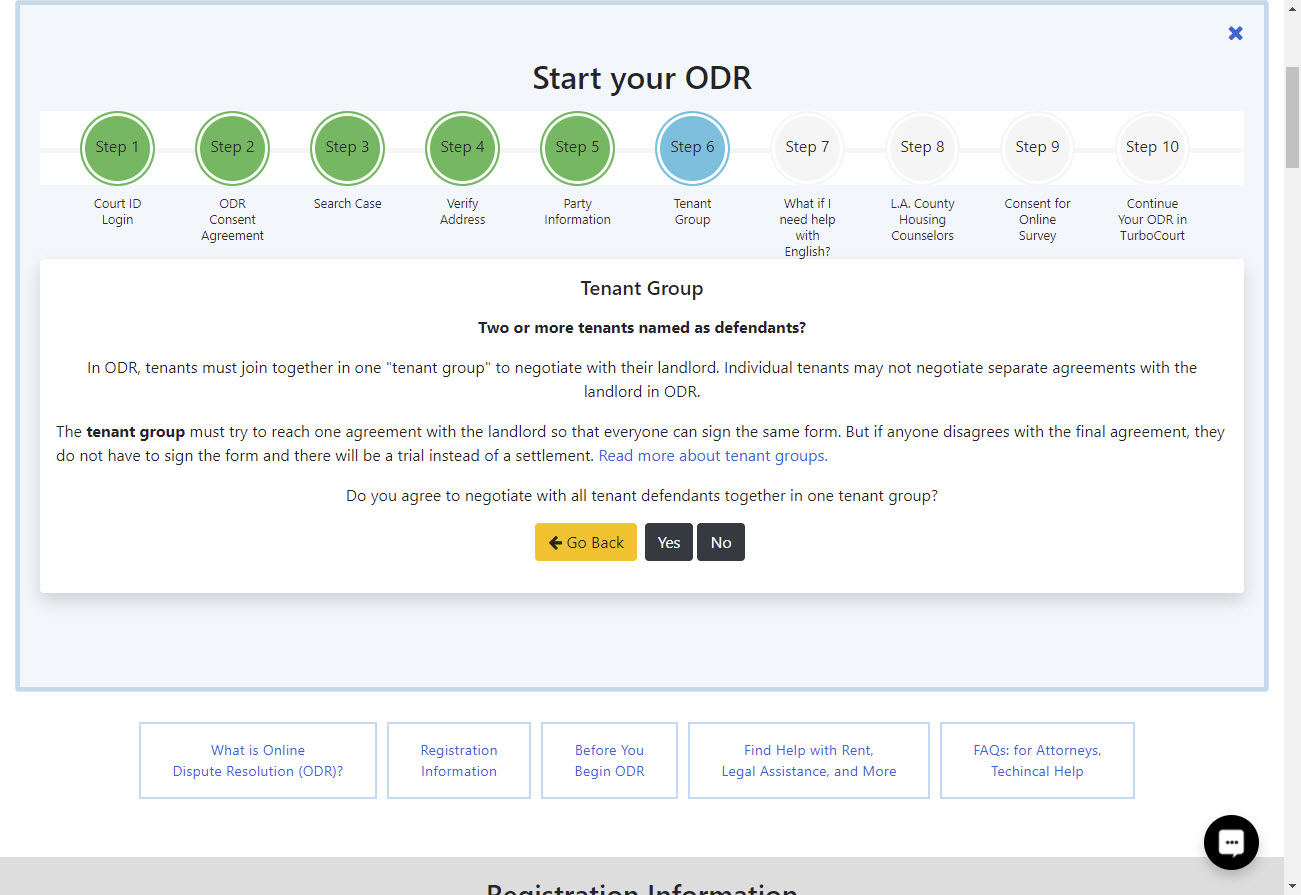 LA UD ODR - How to Register for ODR | fleeq.io