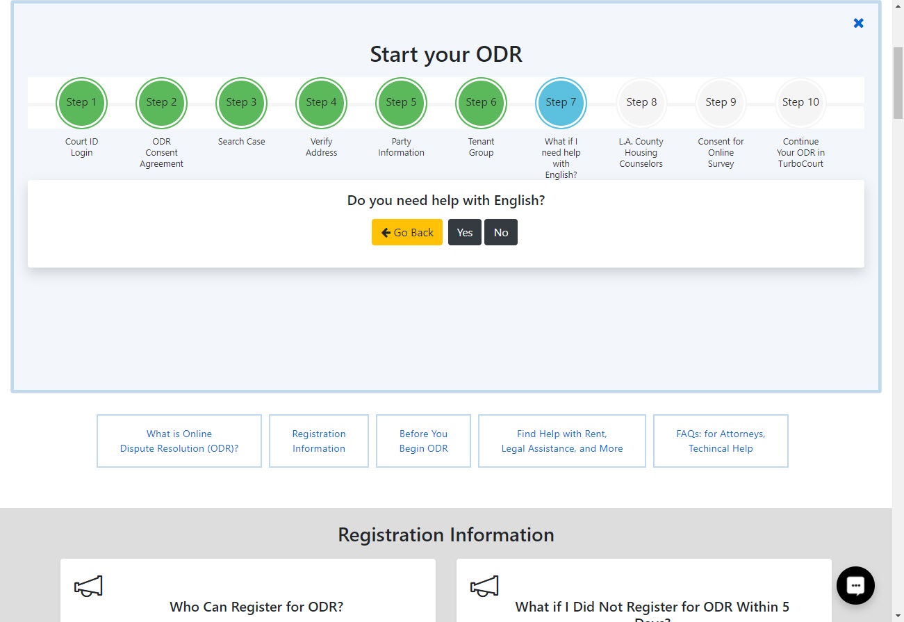 LA UD ODR - How to Register for ODR | fleeq.io