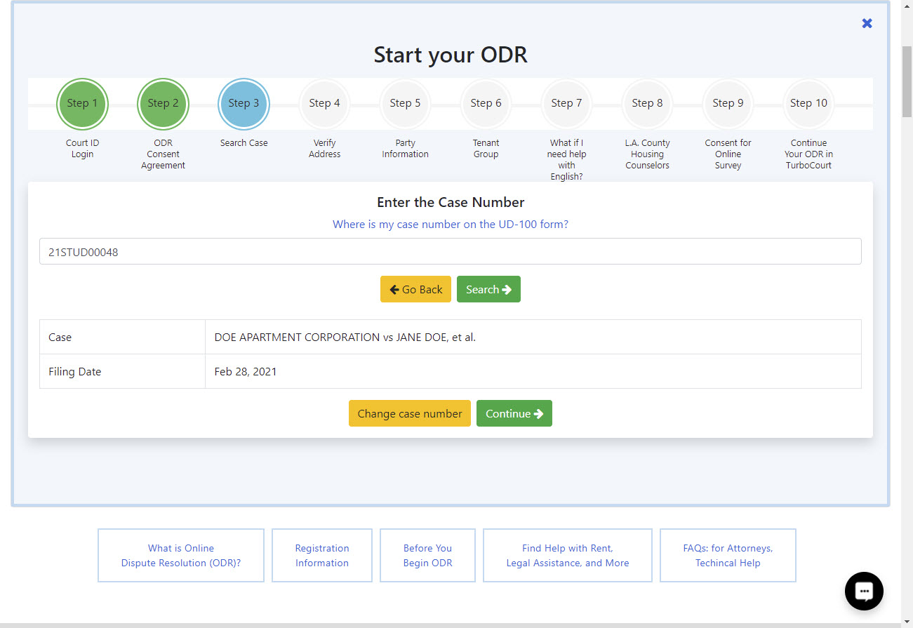LA UD ODR - How to Register for ODR | fleeq.io