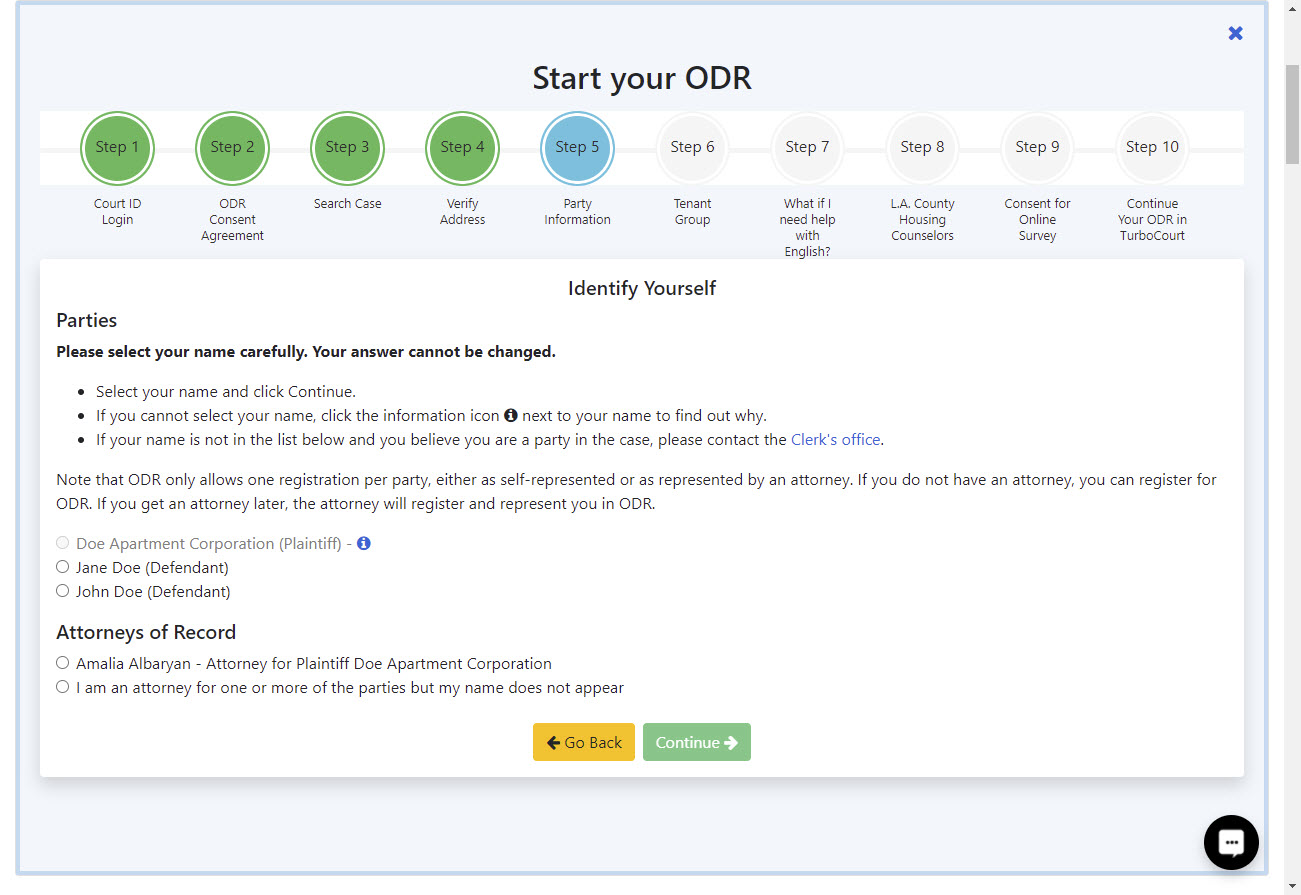 LA UD ODR - How to Register for ODR | fleeq.io