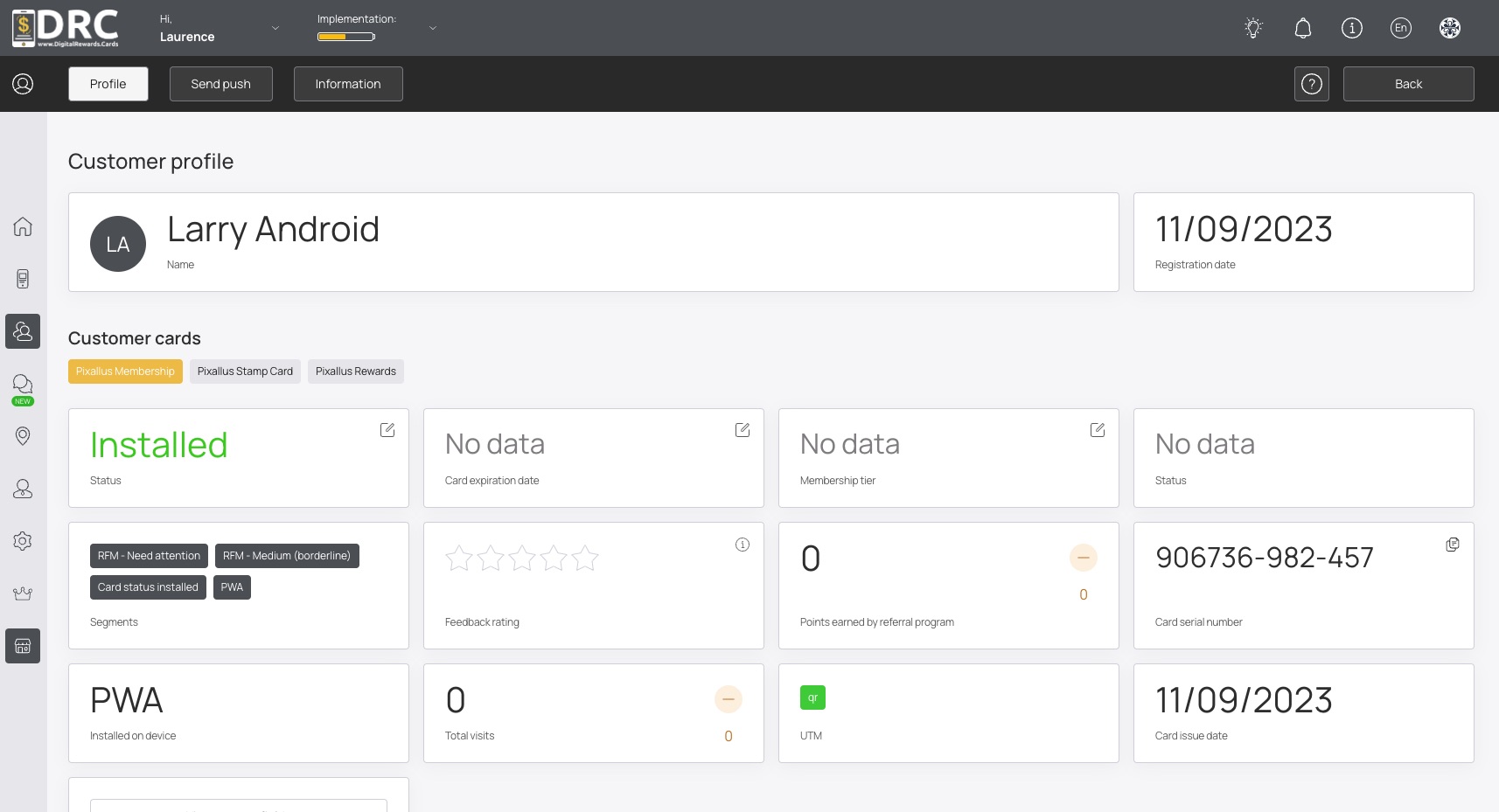 Customer Profiles | Digital Rewards Cards and Customer Loyalty Program ...