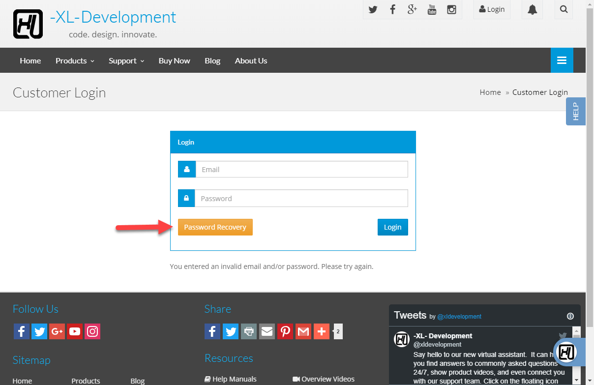 Lost License Key : -XL- Development